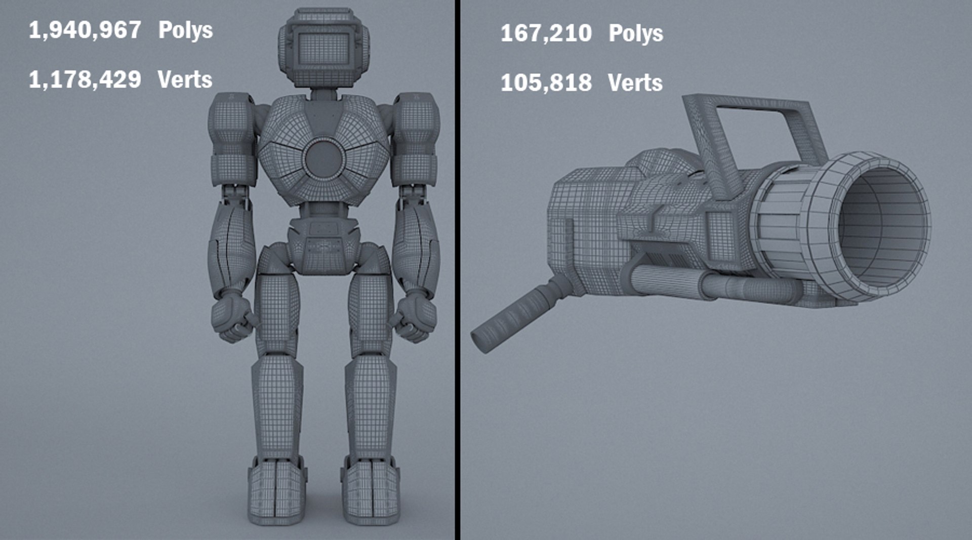 Gun Robot 3D Model - TurboSquid 1539593