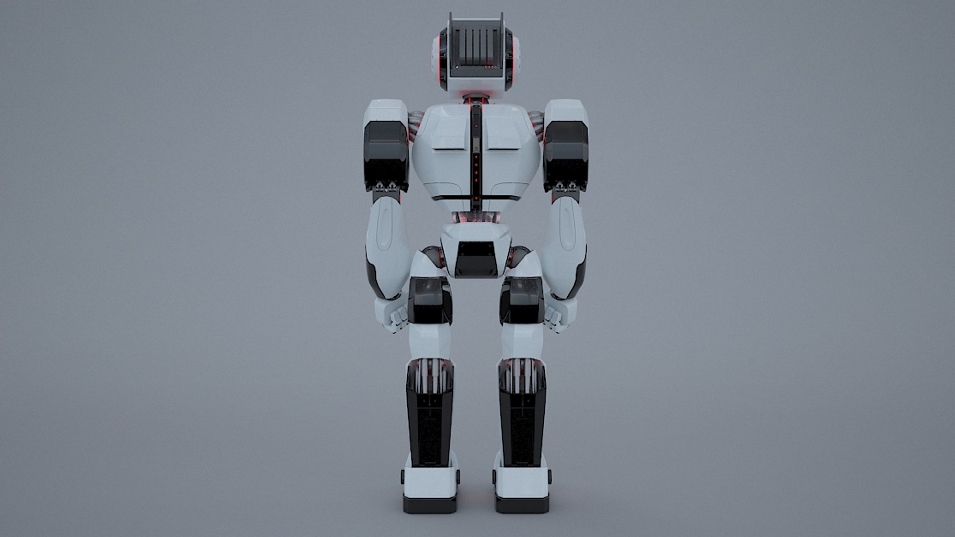 Gun Robot 3D Model - TurboSquid 1539593