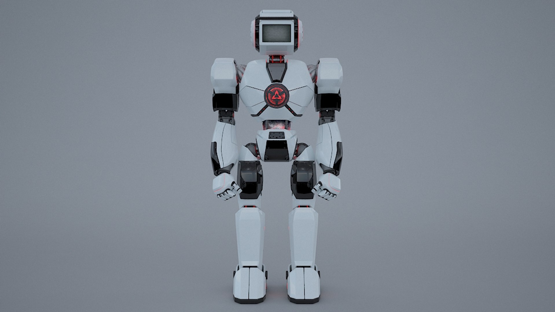 Gun Robot 3D Model - TurboSquid 1539593