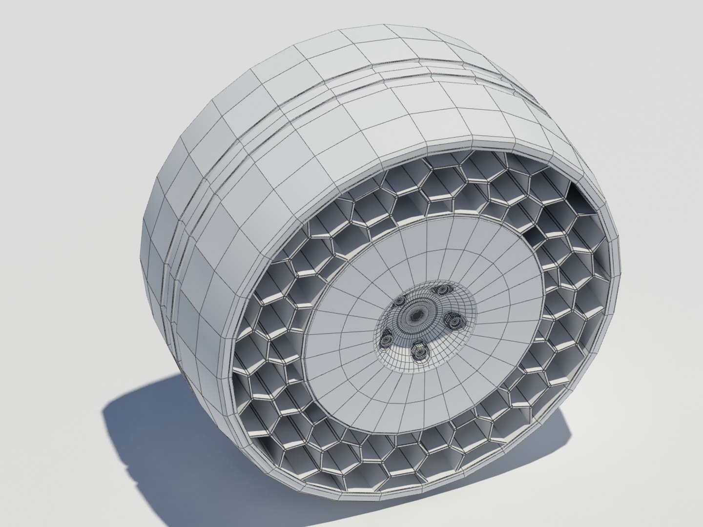 3d Model Concept Wheel