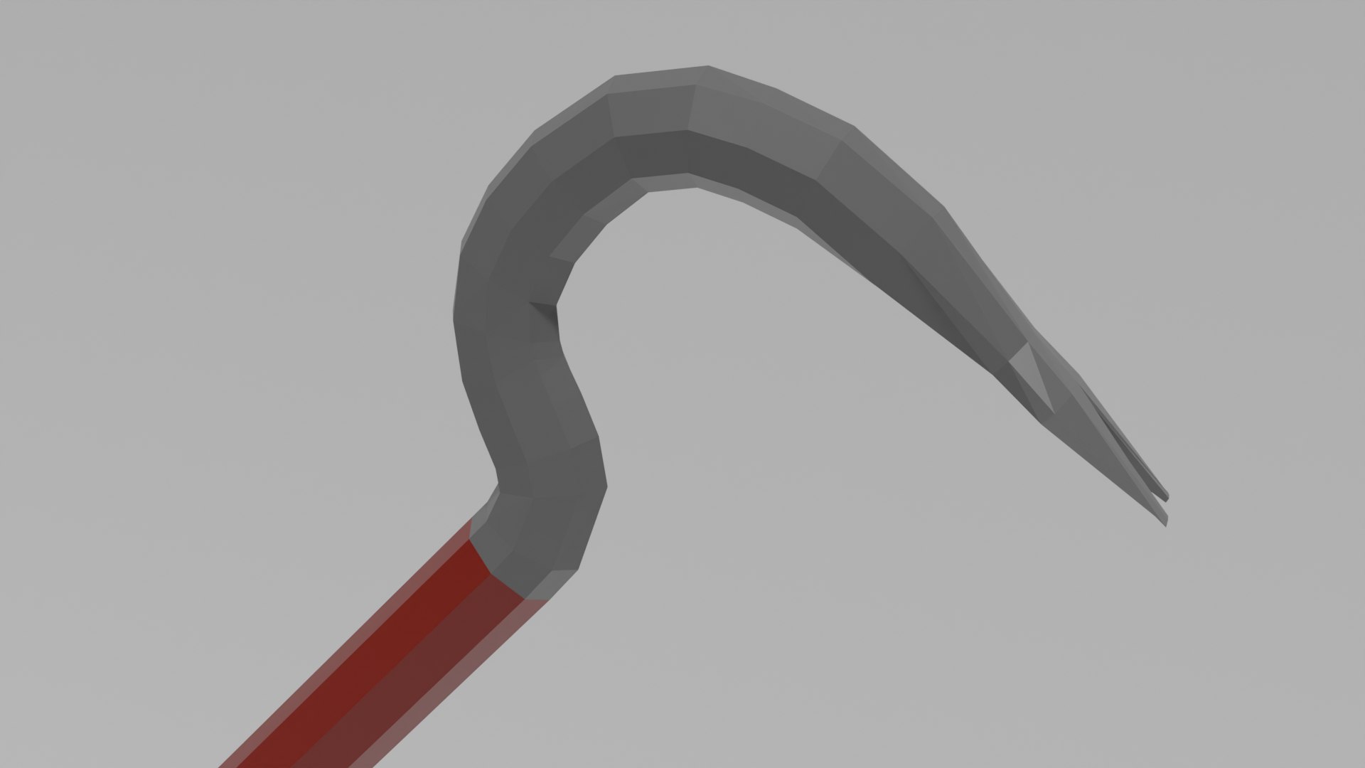 Free 3D Low Poly Crowbar - TurboSquid 2417222