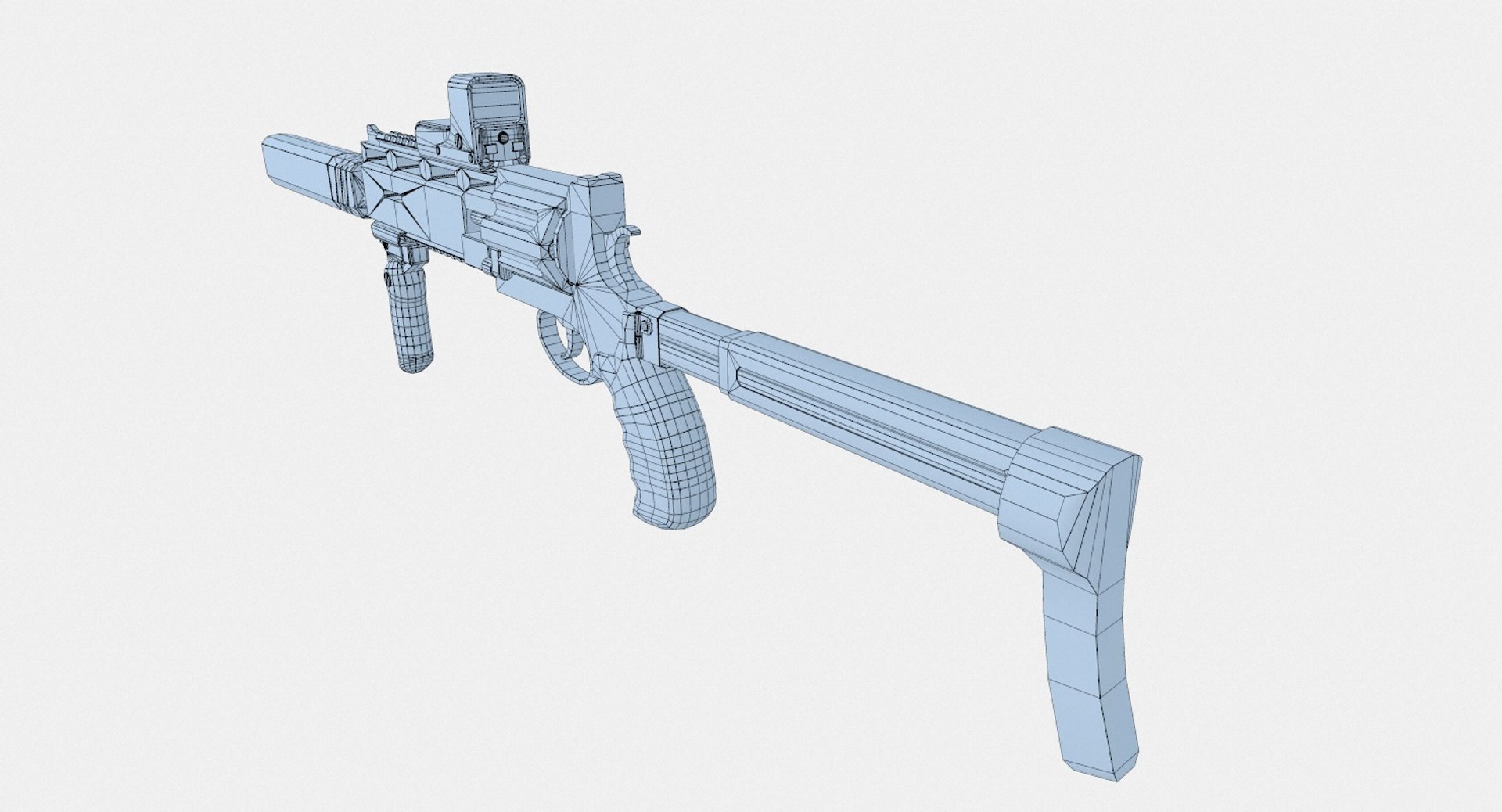 Firearm Handgun Weapon 3D Model - TurboSquid 1287112