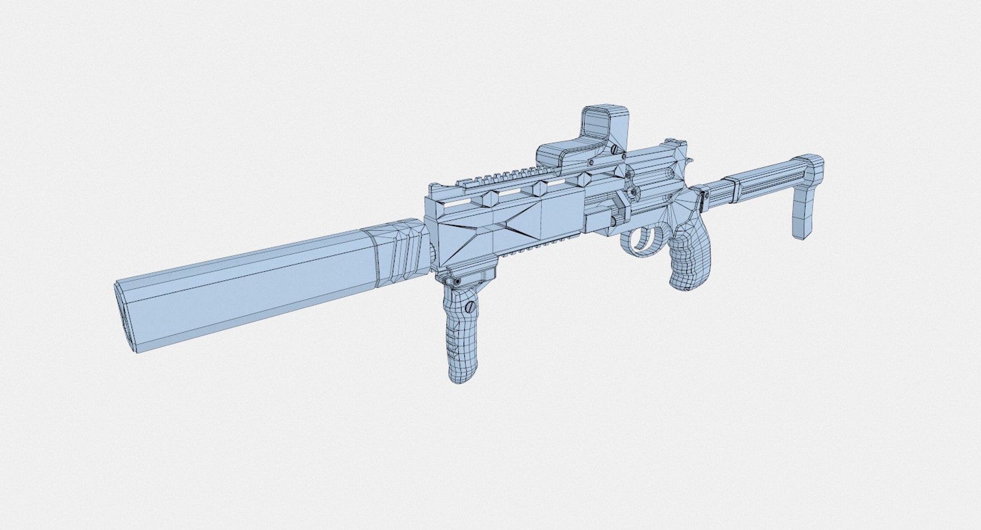 Firearm Handgun Weapon 3D Model - TurboSquid 1287112
