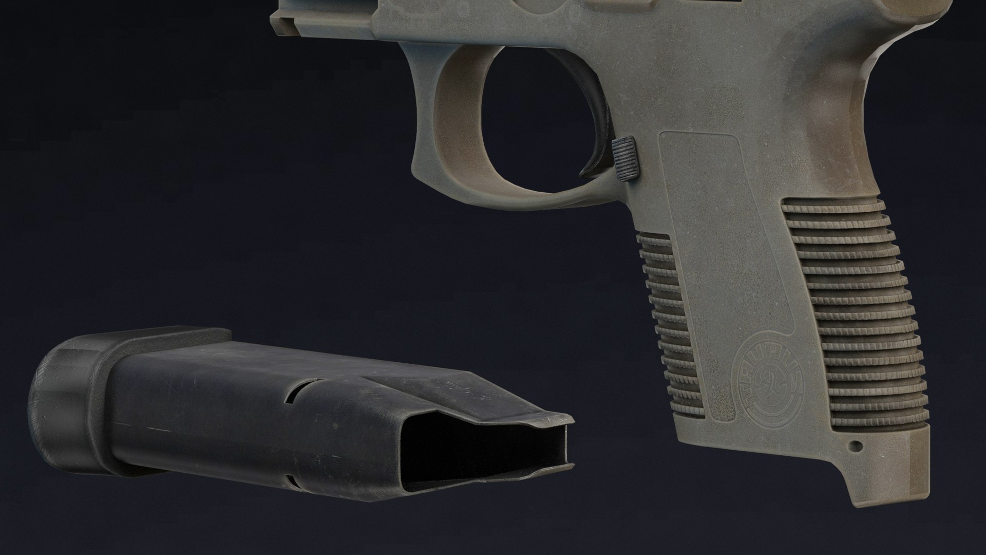 Taurus PT145 Low Poly Realistic V2 Model - TurboSquid 1902576