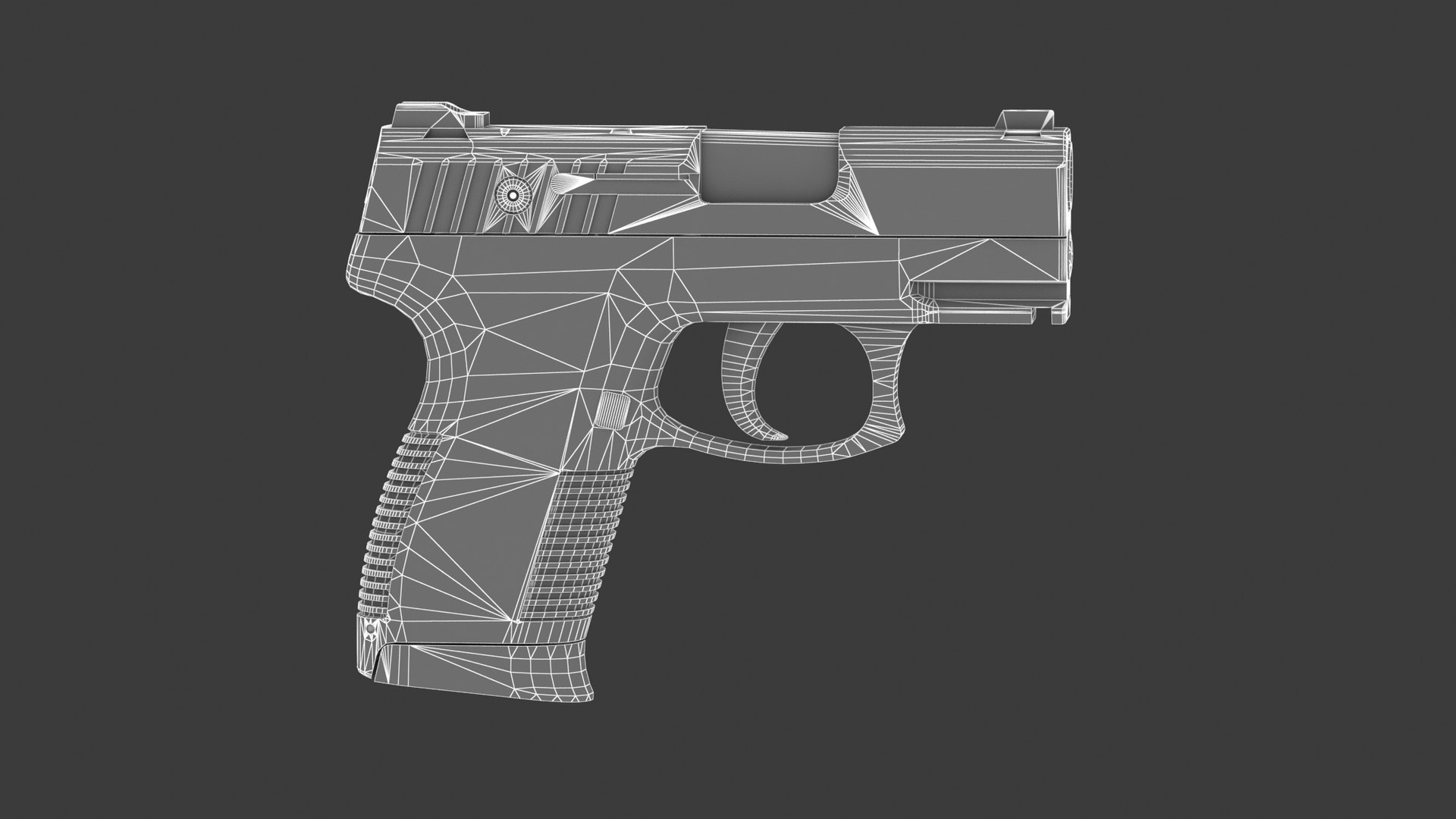 Taurus PT145 Low Poly Realistic V2 Model - TurboSquid 1902576