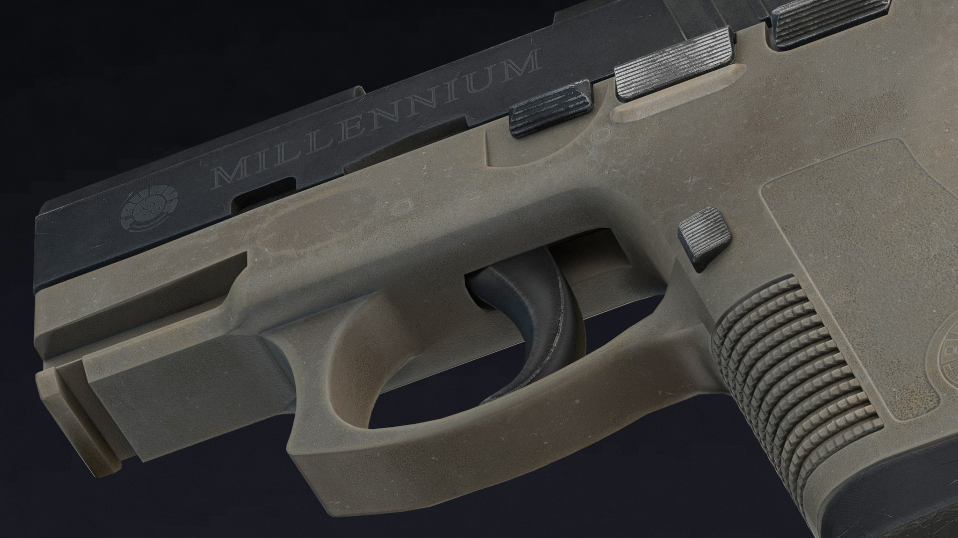 Taurus PT145 Low Poly Realistic V2 Model - TurboSquid 1902576