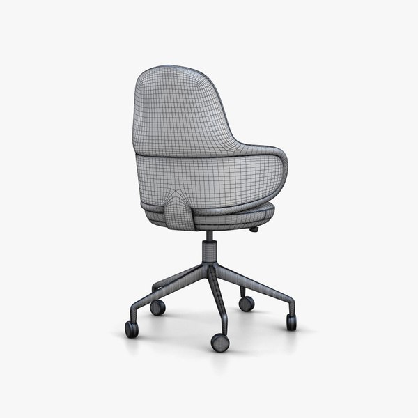 modelo 3d Silla de oficina Alki Lan - TurboSquid 1846362