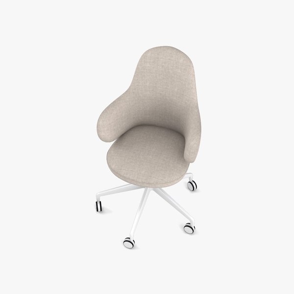 modelo 3d Silla de oficina Alki Lan - TurboSquid 1846362