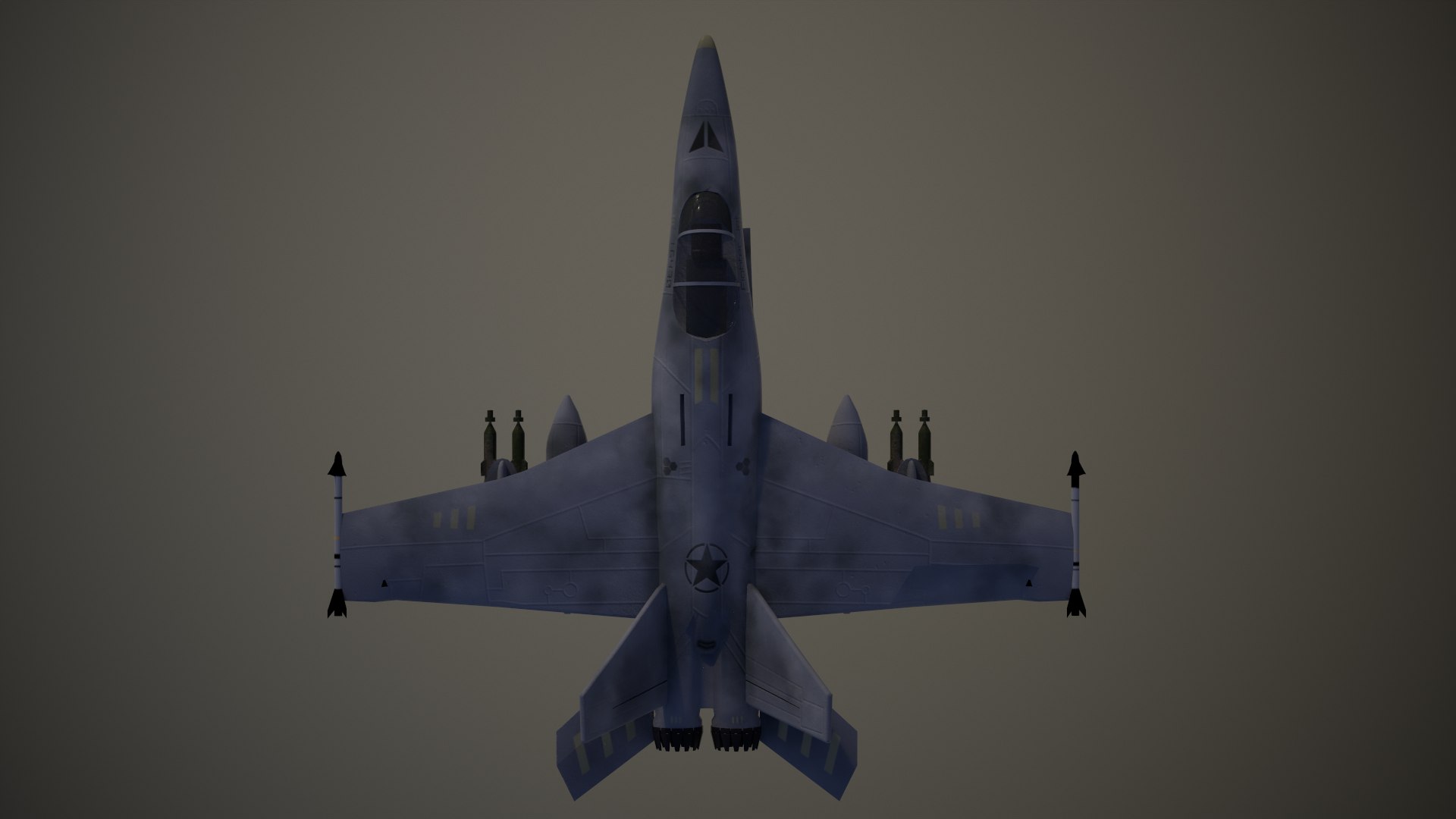 3D Game Ready Fighter Jet Model - TurboSquid 2289006
