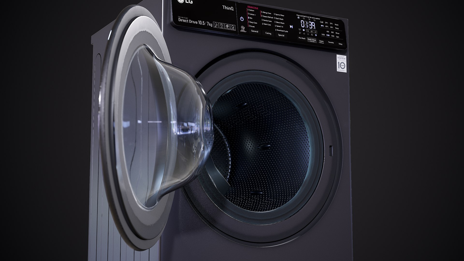 3D machine ui animations washing model - TurboSquid 1693851