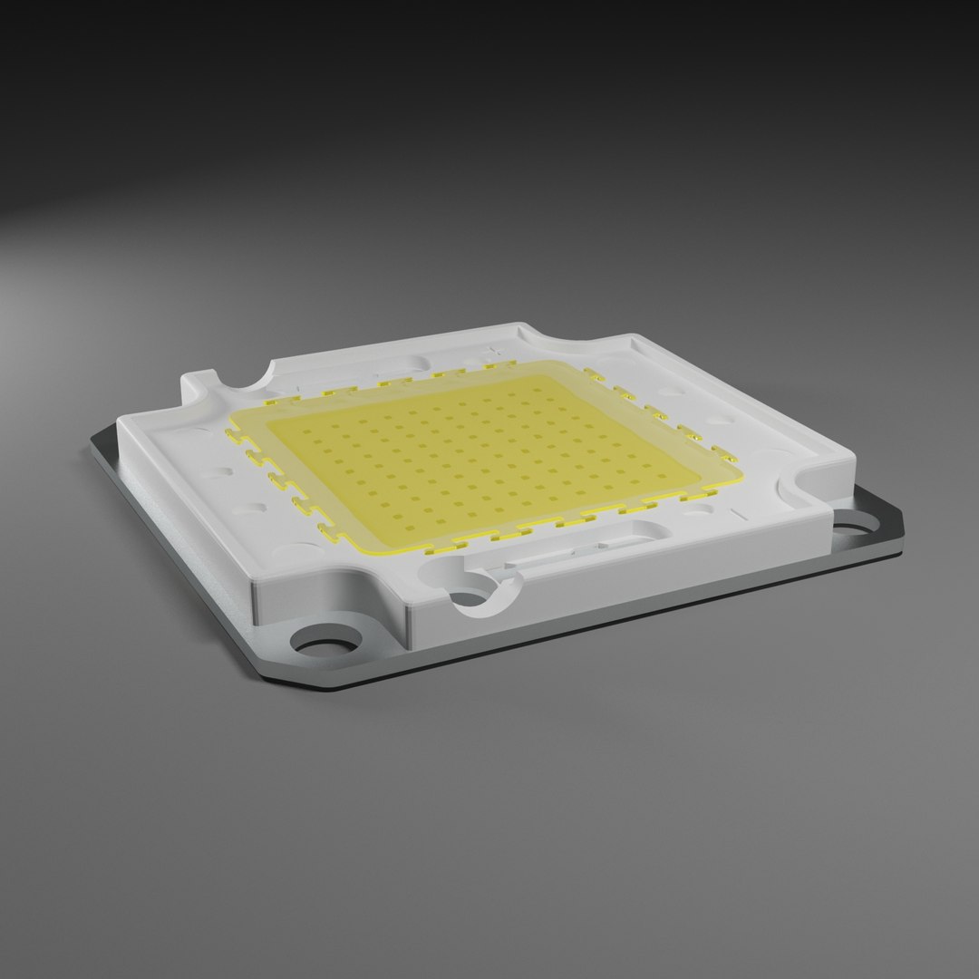Led chip board cob 3D model - TurboSquid 1368415