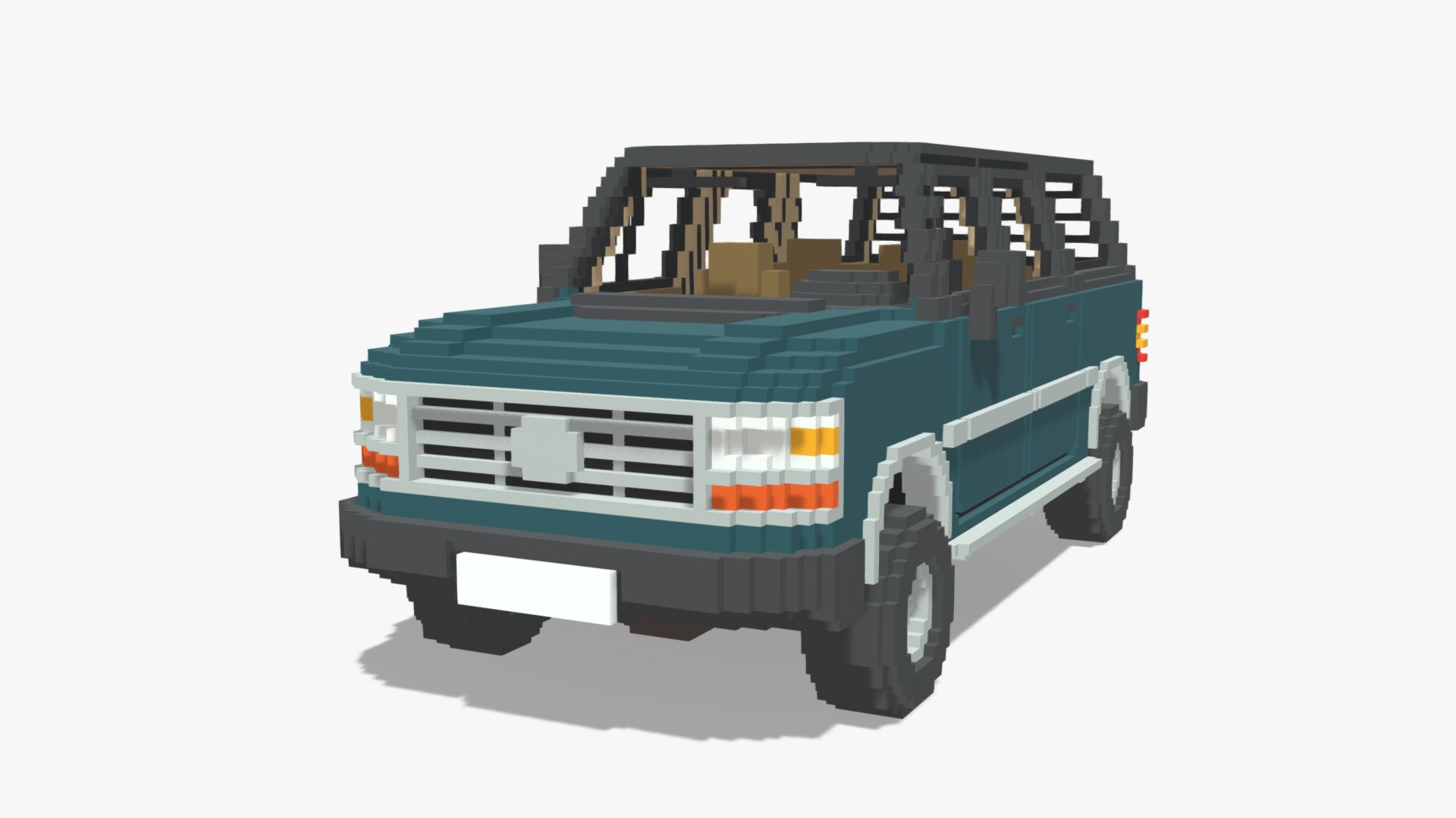 Voxel SUV 3D Model - TurboSquid 2309710