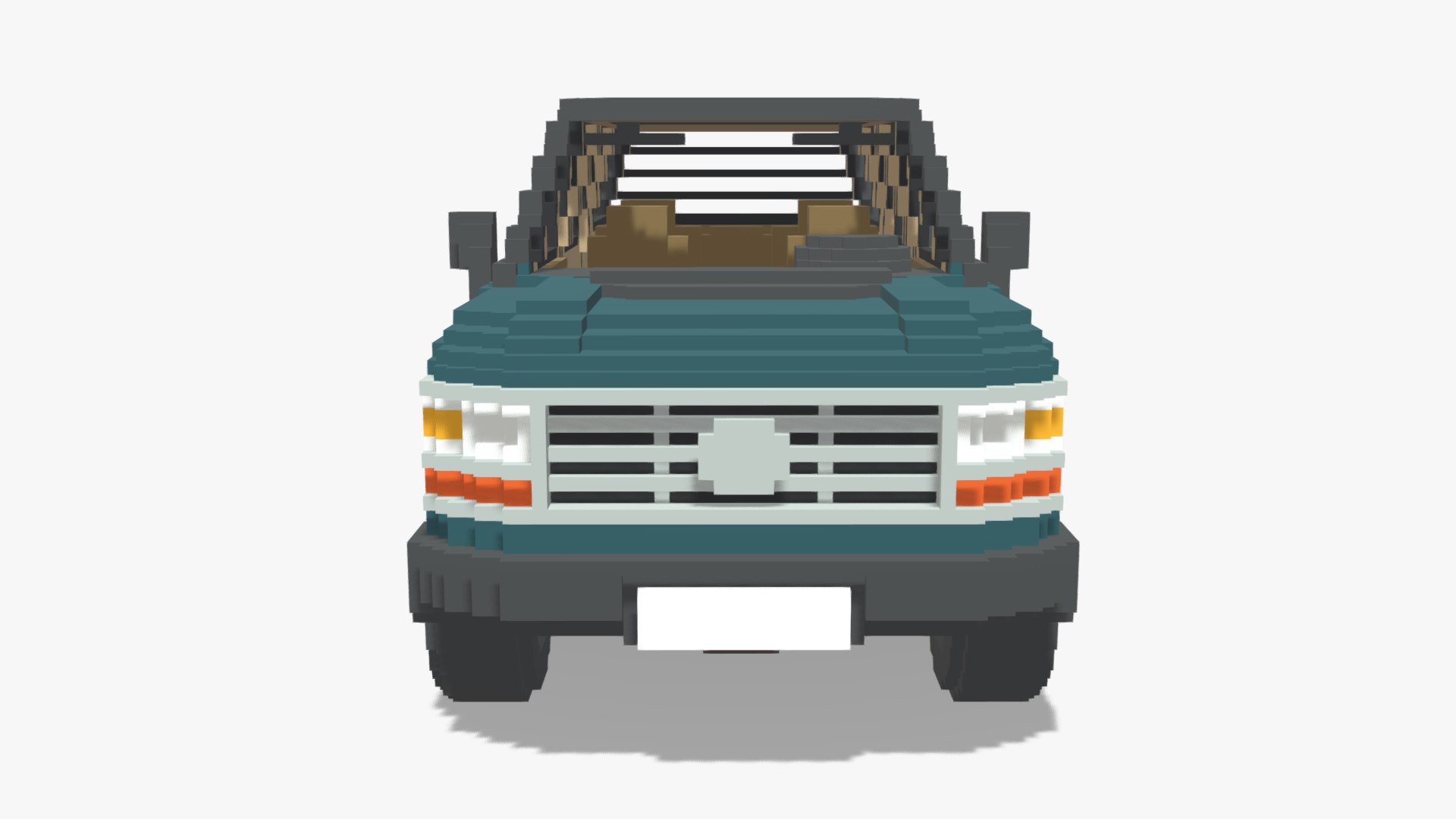 Voxel SUV 3D Model - TurboSquid 2309710