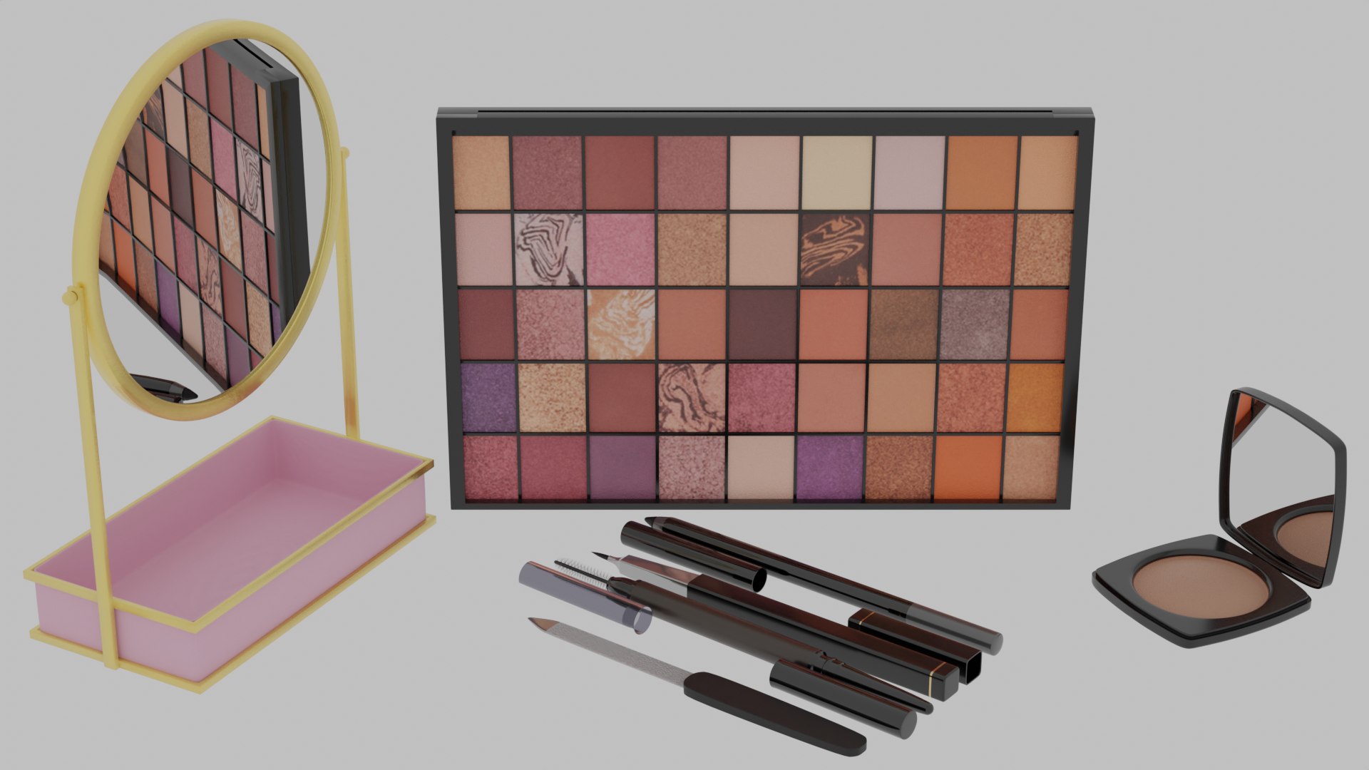 Face Makeup 3D Model 3D Model - TurboSquid 2192916