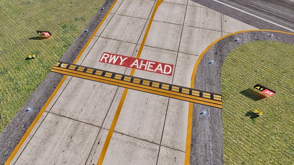 modelo 3d Aeropuerto Internacional con Interior y Paisaje - TurboSquid ...