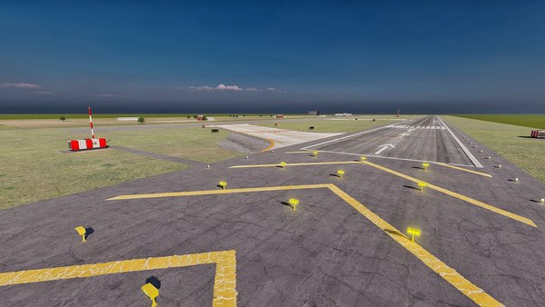 modelo 3d Aeropuerto Internacional con Interior y Paisaje - TurboSquid ...