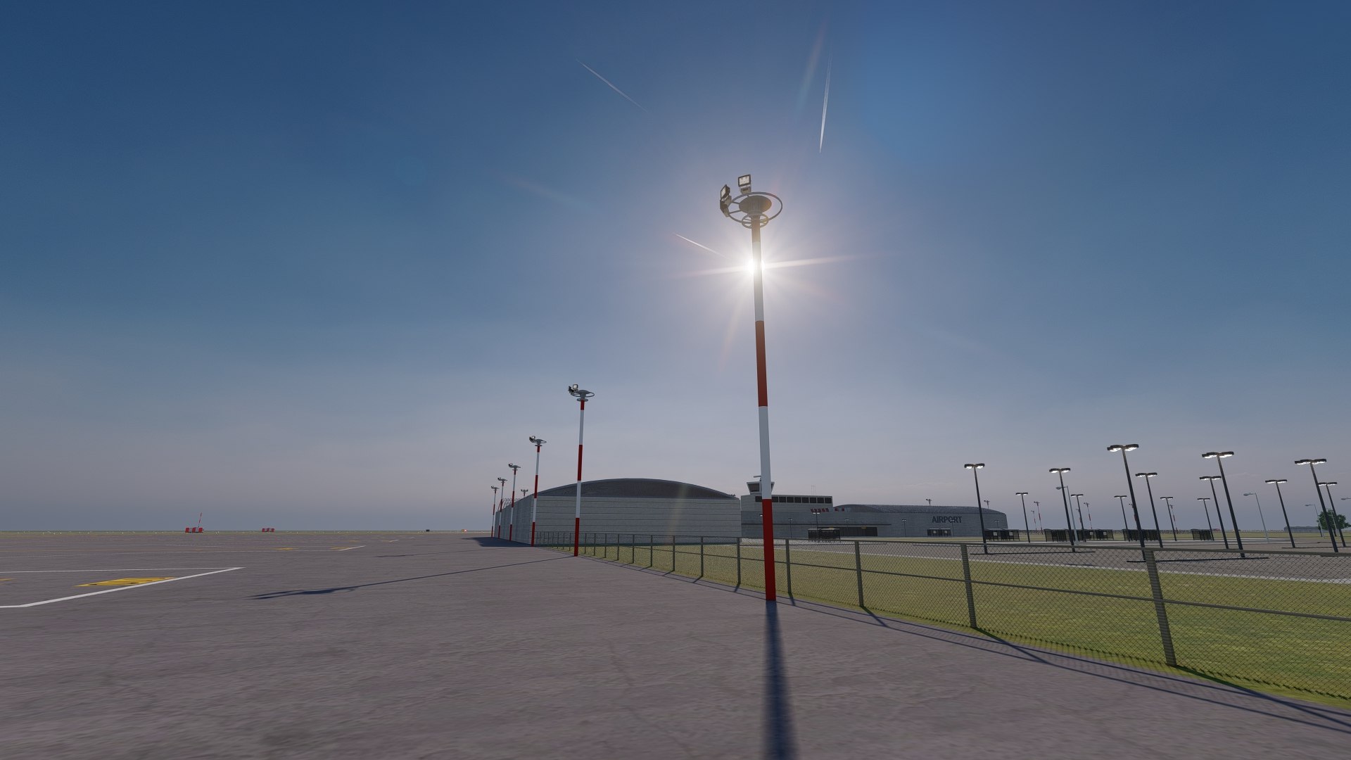 International Airport with Interior and Landscape 3D model - TurboSquid ...