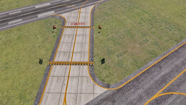 modelo 3d Aeropuerto Internacional con Interior y Paisaje - TurboSquid ...