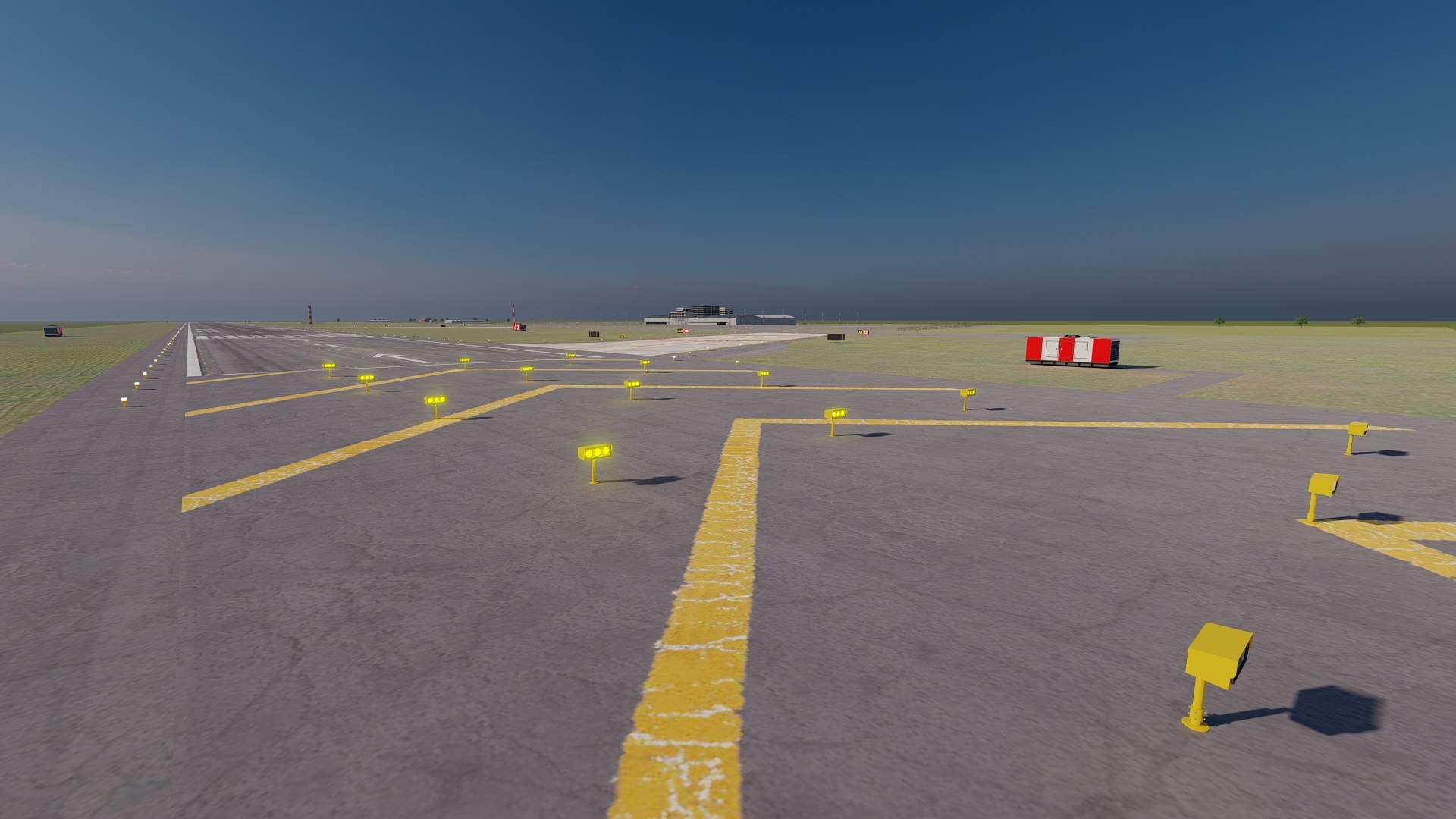 International Airport with Interior and Landscape 3D model - TurboSquid ...