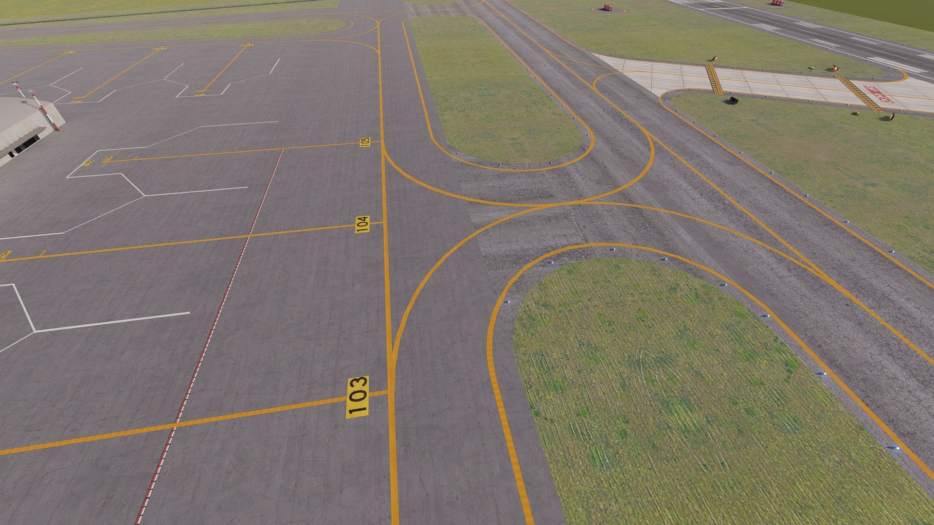 International Airport with Interior and Landscape 3D model - TurboSquid ...