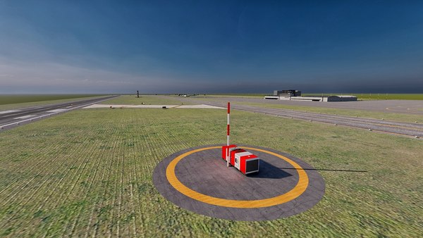 modelo 3d Aeropuerto Internacional con Interior y Paisaje - TurboSquid ...