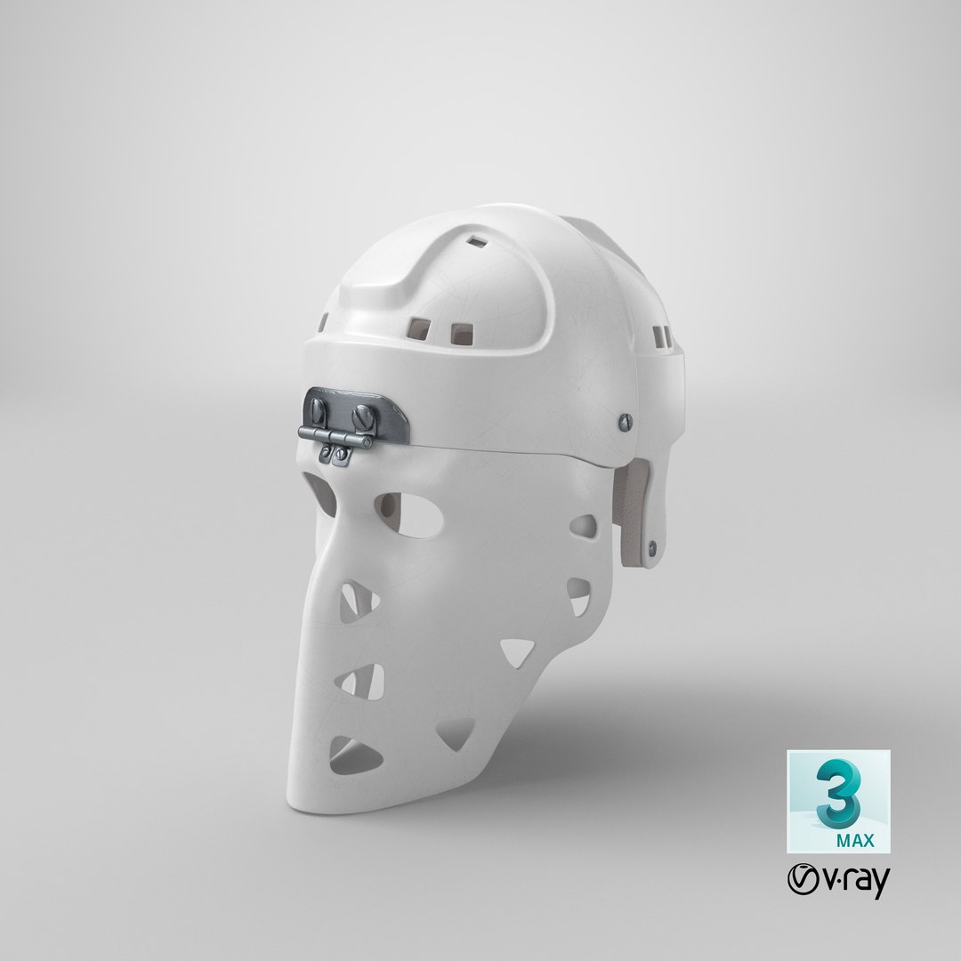 Mike liut goalie mask 3D - TurboSquid 1529469