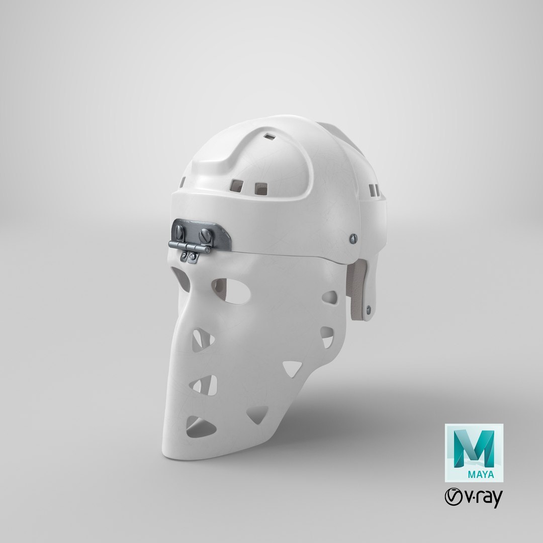 Mike liut goalie mask 3D - TurboSquid 1529469