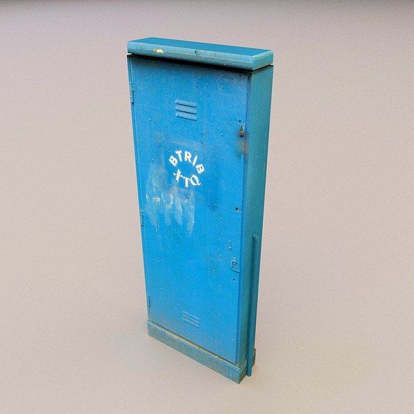 3d utility box model