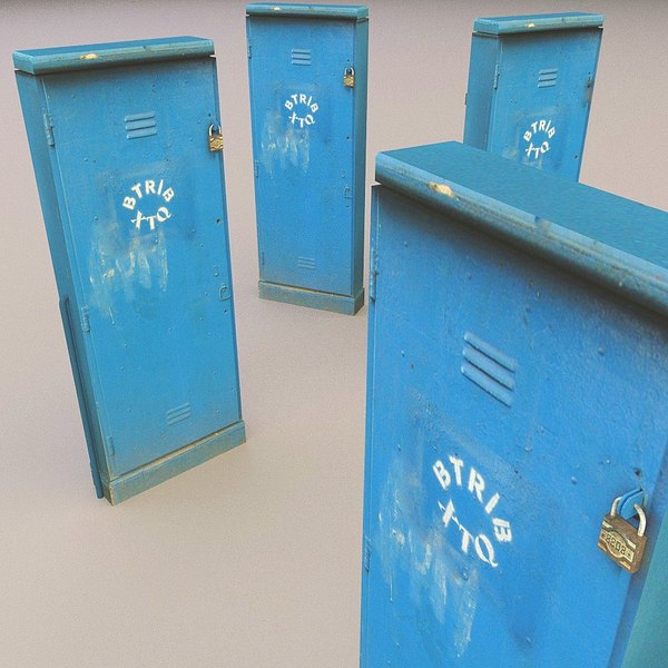 3d utility box model