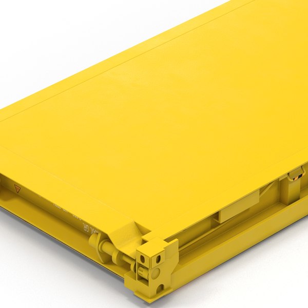 flat rack collapsible container 3d max