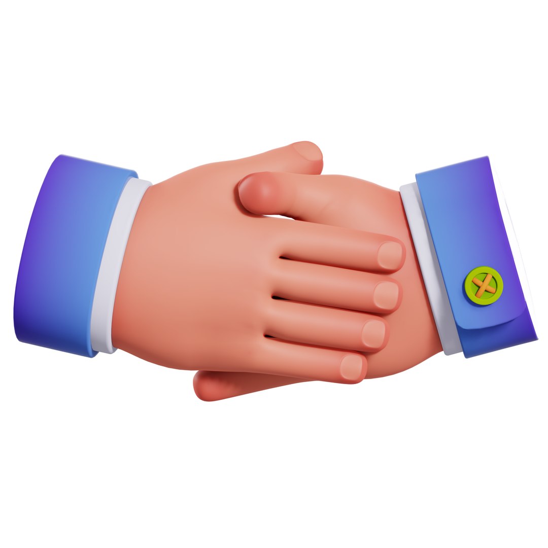 3D Hand Shake Model - TurboSquid 1972037