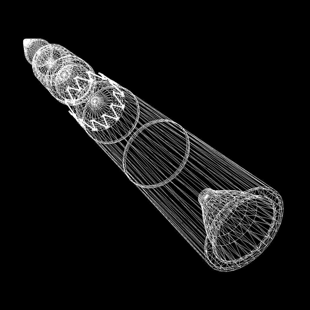 3d Model Of India Intermediate Ballistic