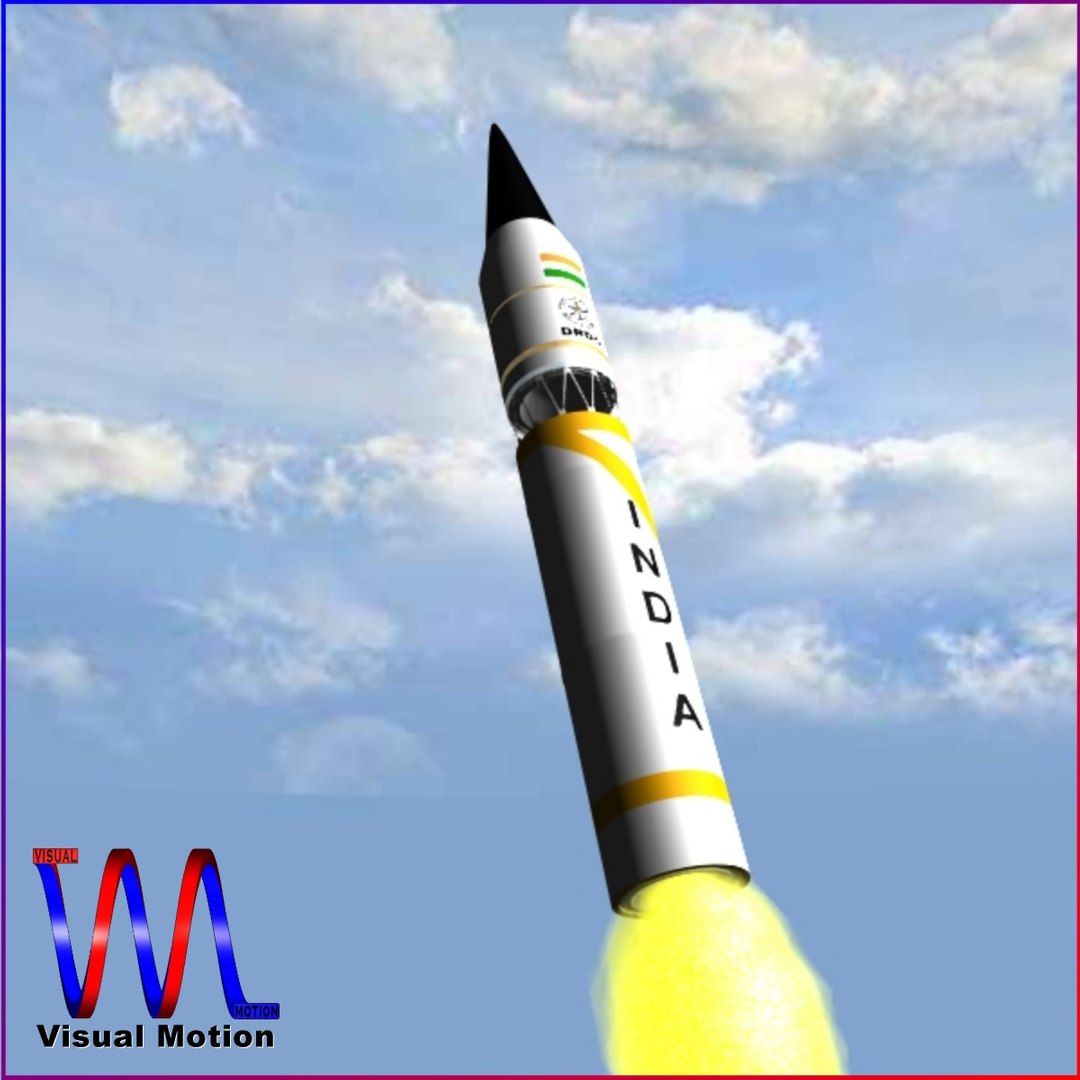 3d Model Of India Intermediate Ballistic