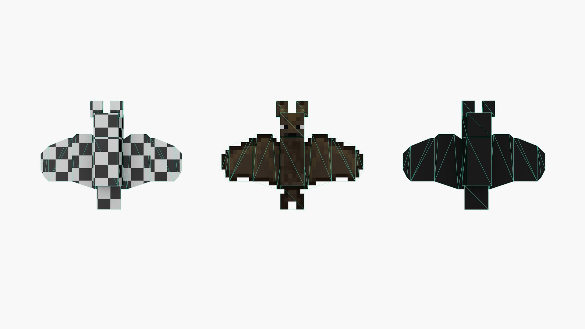 Bat Minecraft 3D - TurboSquid 2347216