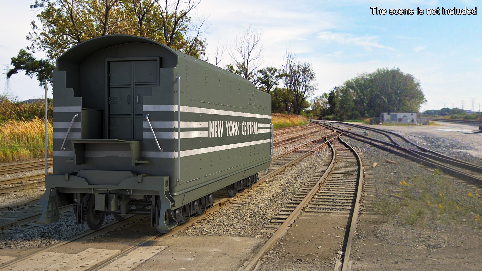 New York Central Railroad Boxcar 3D Model - TurboSquid 2247014