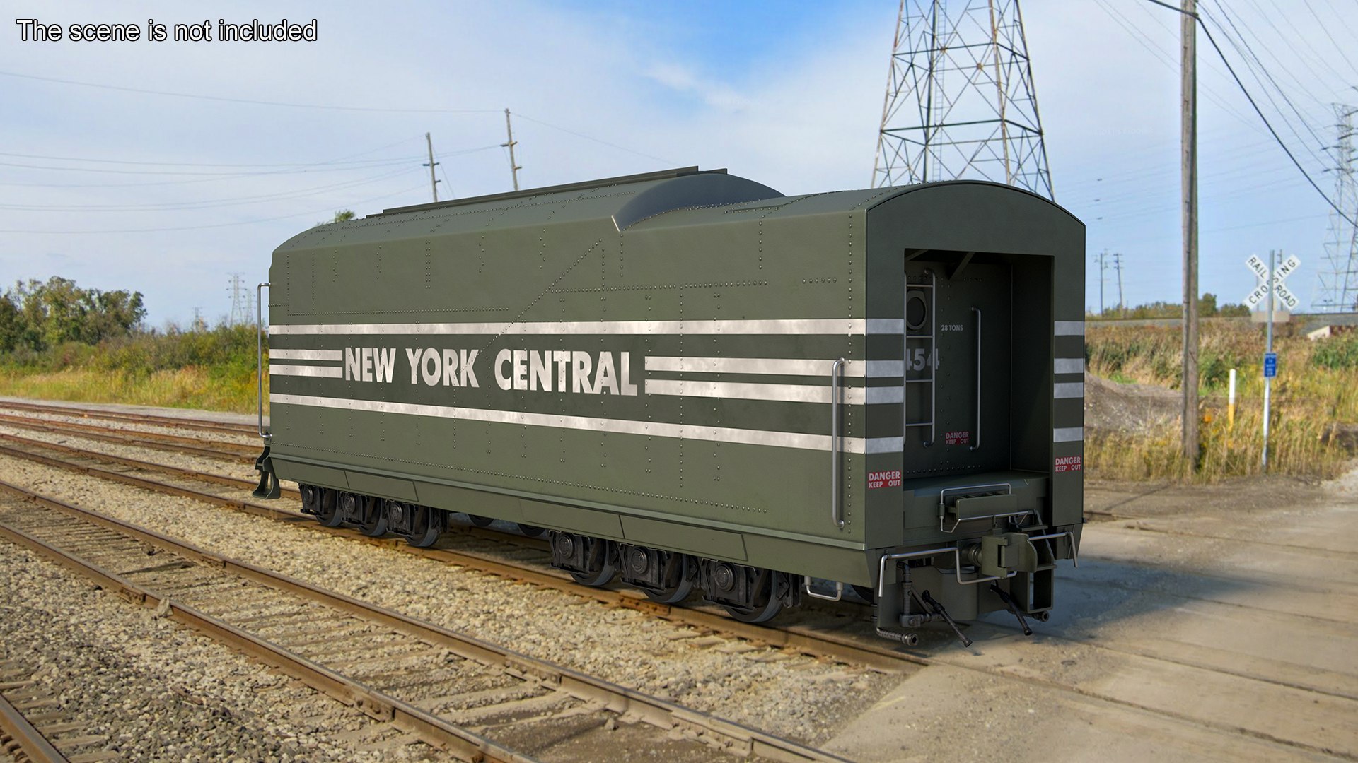 New York Central Railroad Boxcar 3D Model - TurboSquid 2247014