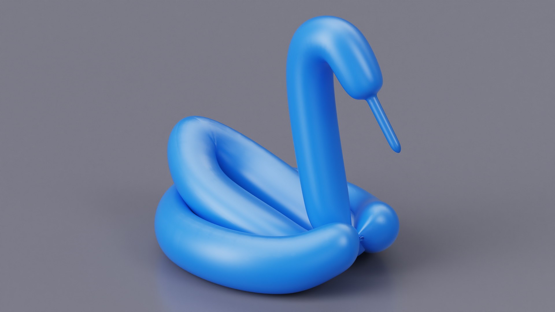 Balloon Animal Swan 3D Model - TurboSquid 2302357