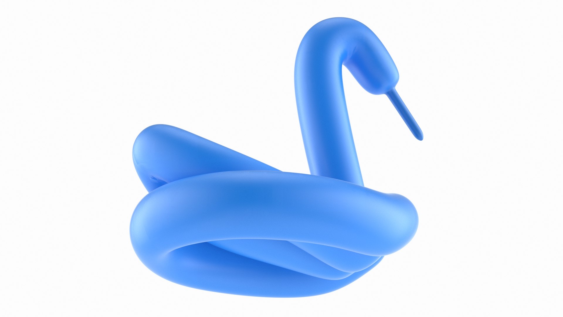 Balloon Animal Swan 3D Model - TurboSquid 2302357