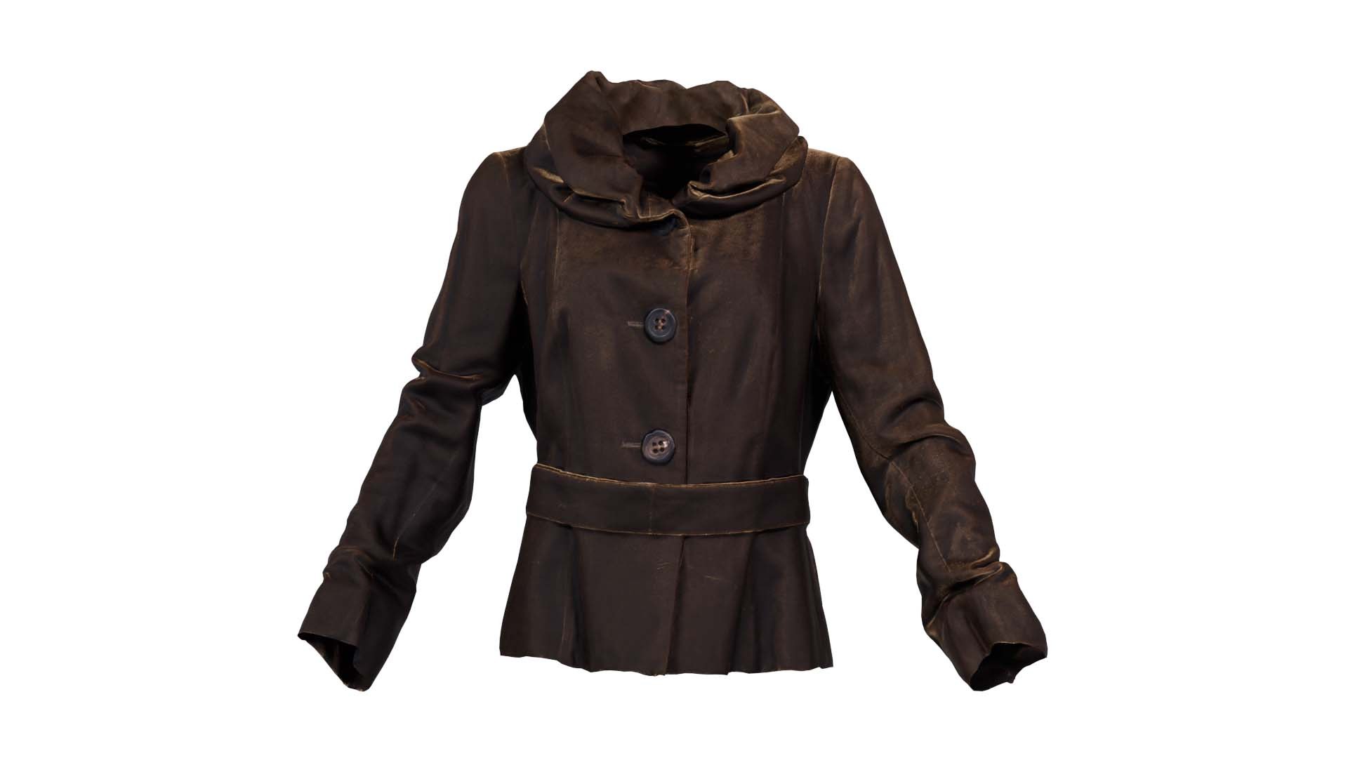 3D Gold Jacket Belt Remastered Model - TurboSquid 2361393