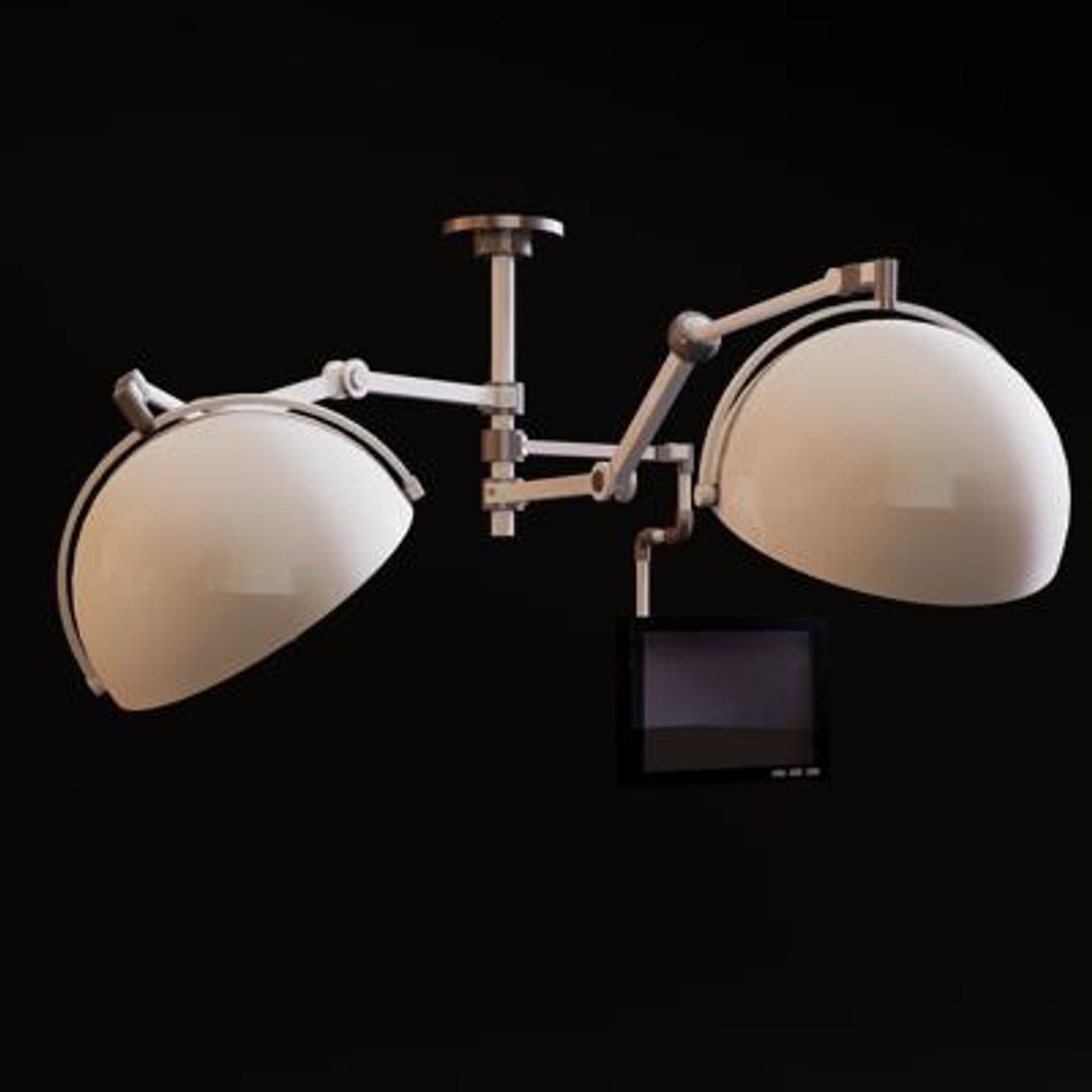 operation room lamp 3d model