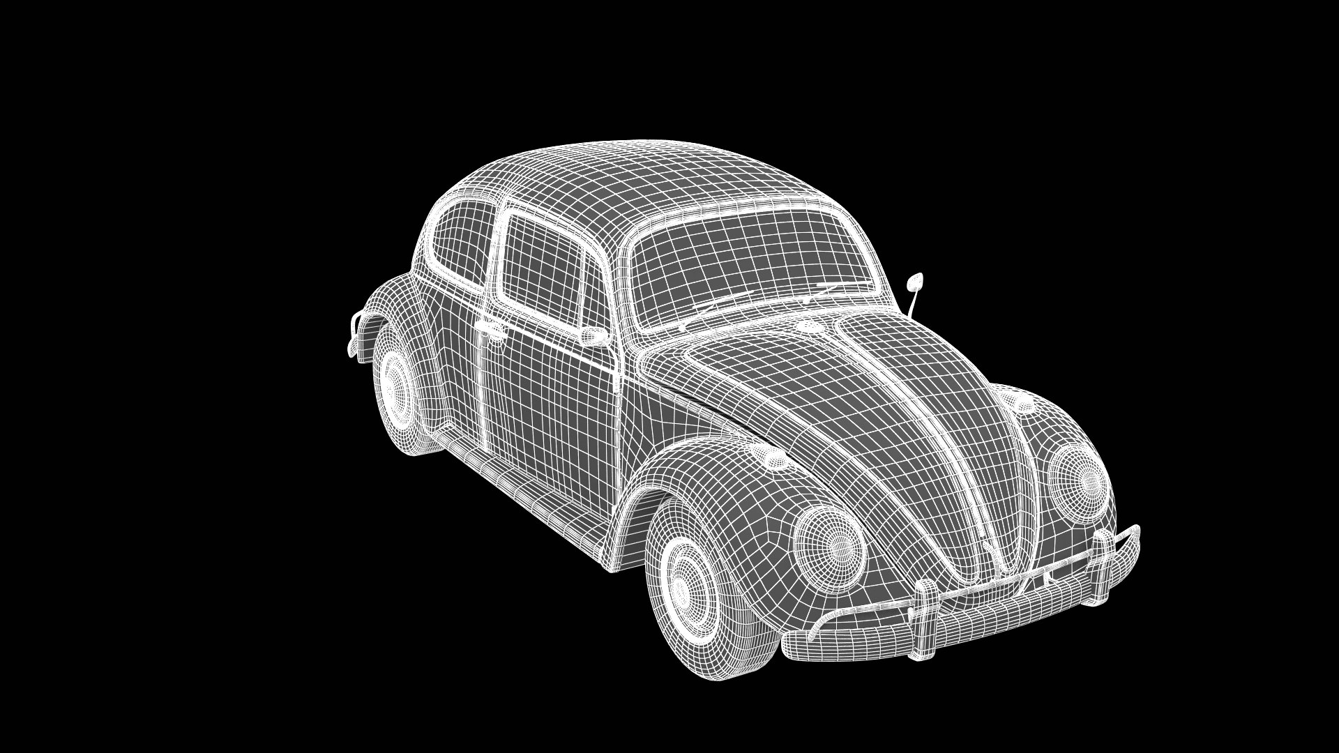 3D Volkswagen Fusca Model - TurboSquid 1507068