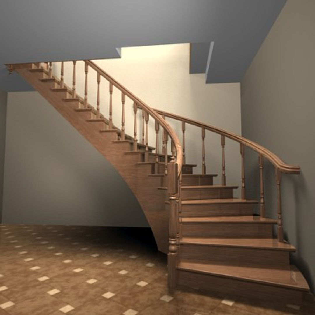 3ds max stairs