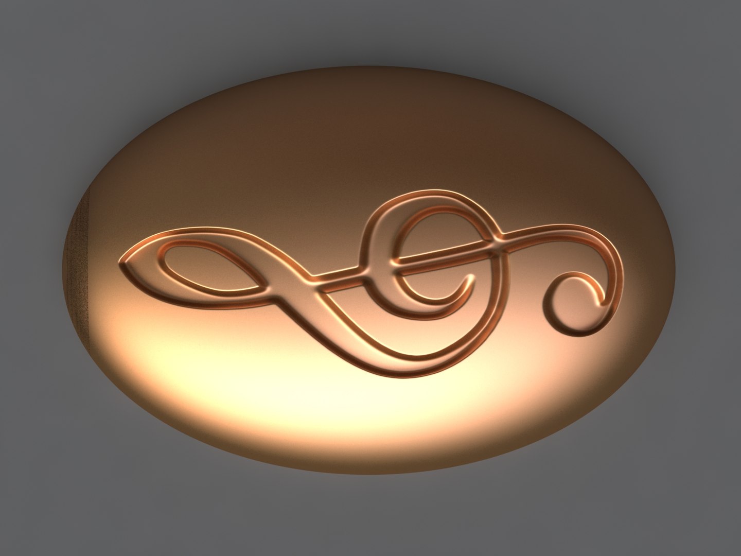 3D Treble Clef Model - TurboSquid 1362473