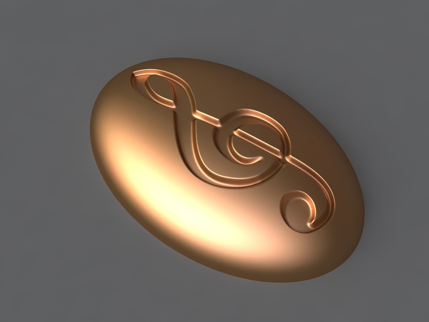 3D Treble Clef Model - TurboSquid 1362473