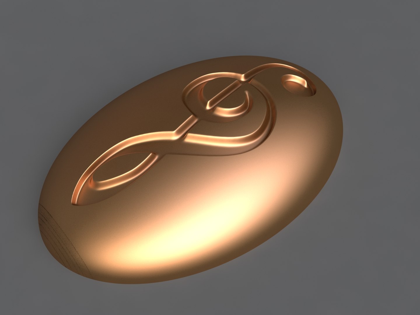 3D Treble Clef Model - TurboSquid 1362473