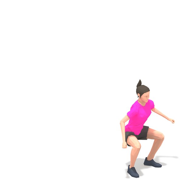 3D animations exercise woman - TurboSquid 1706594