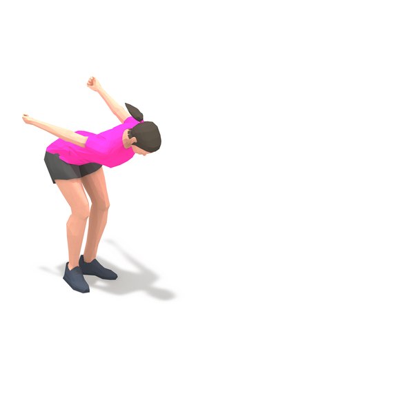 3D animations exercise woman - TurboSquid 1706594