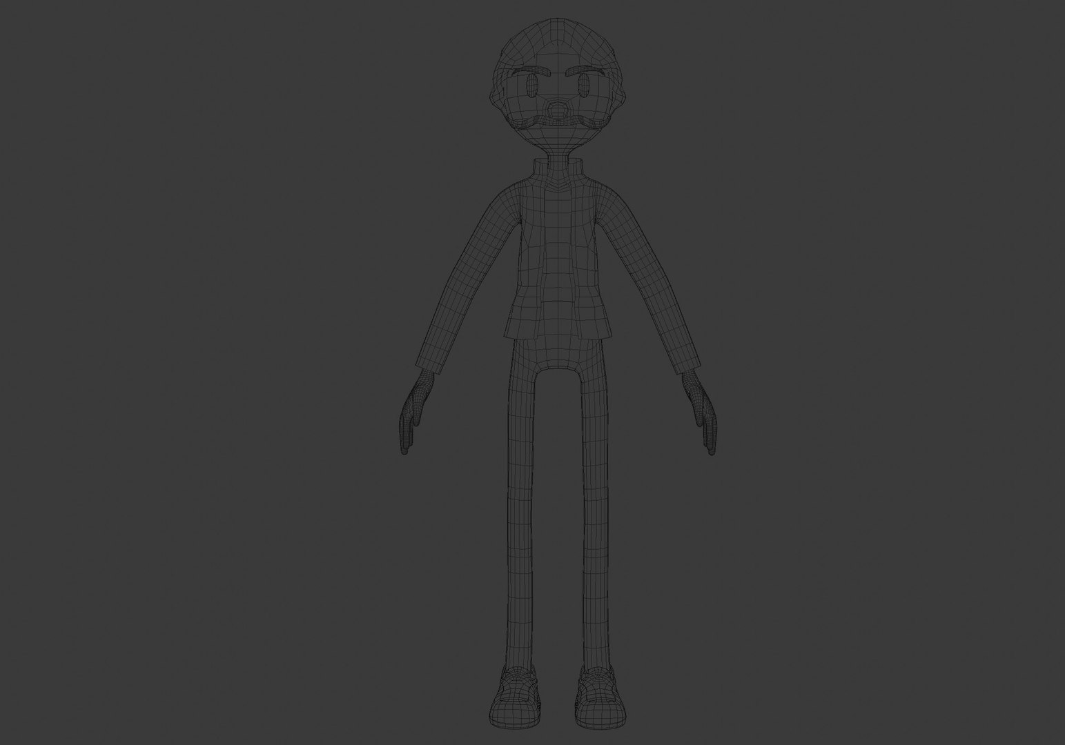 Classic Cartoon Man 3D Model - TurboSquid 1913610