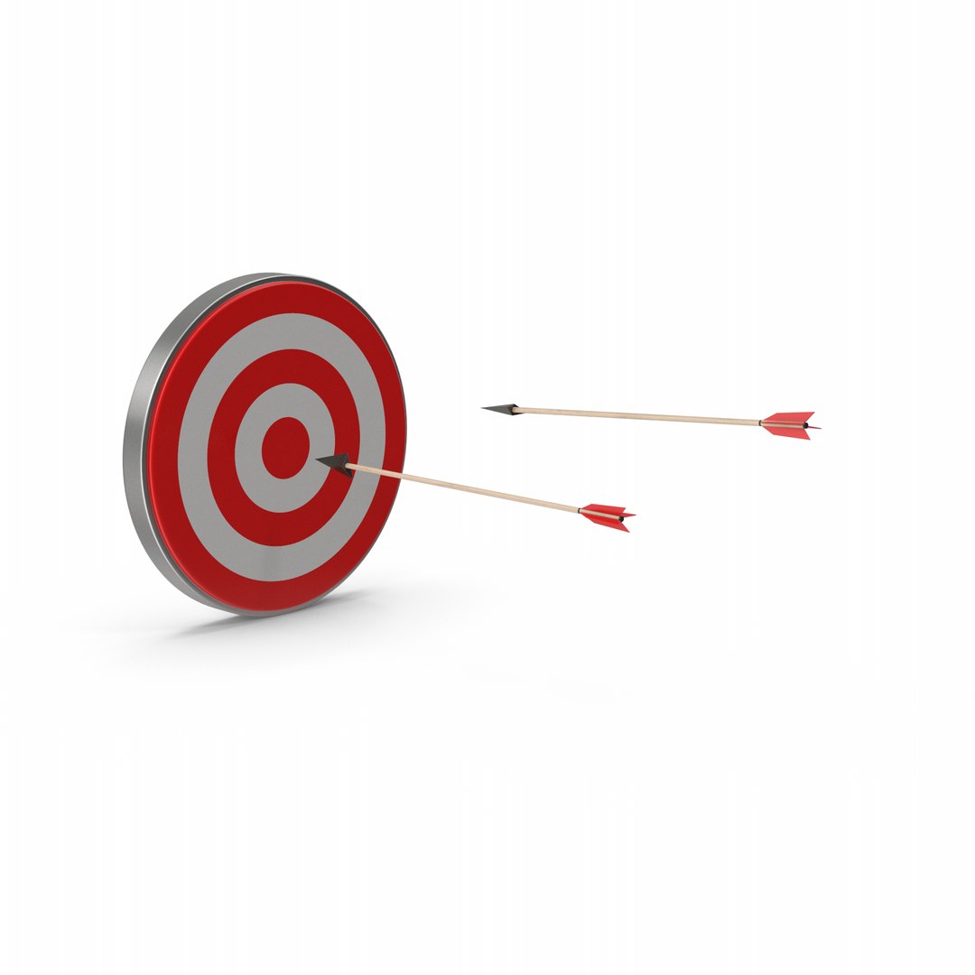 3D Flying Arrows And Target - TurboSquid 2220900