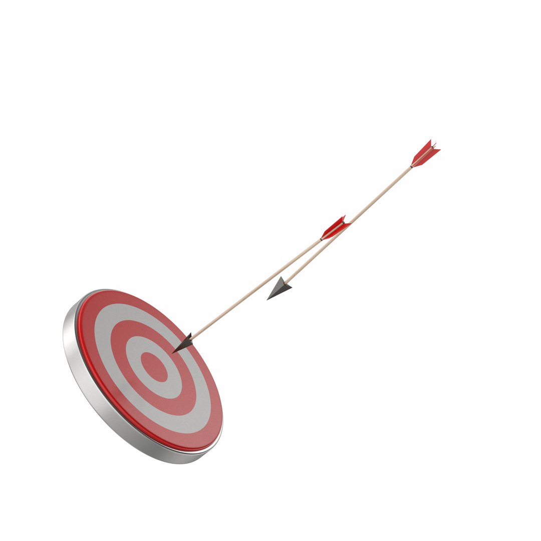 3D Flying Arrows And Target - TurboSquid 2220900